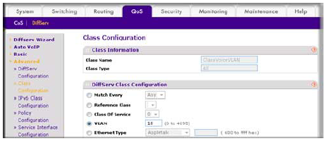 How do I configure voice VLAN and prioritize voice traffic using the web interface on my managed ...